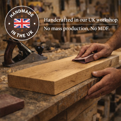 Handcrafted Rustic Wooden Wall-Mounted Floating Shelves with Black L ...