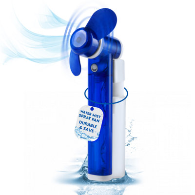 Handheld Fan Portable Mini Fan With Water Mist Spray Battery Operated ...