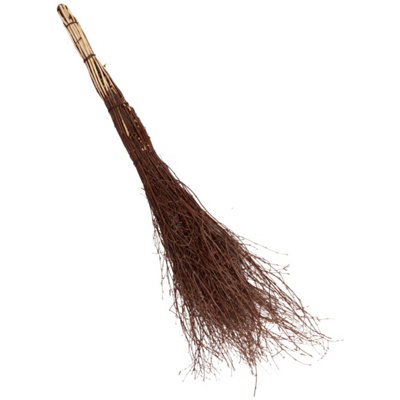 Handmade Birch Twig Broom - 39 inch (90 cm) Long - Ideal for Garden ...