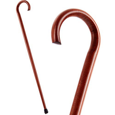 Handmade Wood Cane (93cm) Height - Wooden Walking Sticks For Men With ...