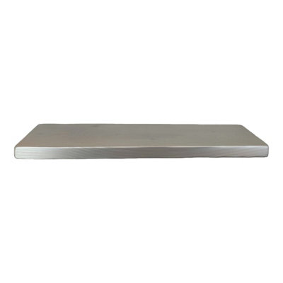 Handmade Wooden Rustic Floating Shelf 145mm Silver Length of 200cm