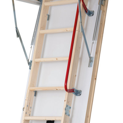 Handrail for timber loft ladder