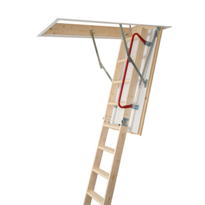 Handrail for timber loft ladder