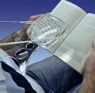 Handsfree Arts & Crafts Magnifier - Reading Aid Magnifying Tool with 2. ...