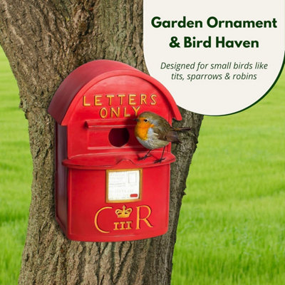 Hanging Bird Nesting Box - Post Box