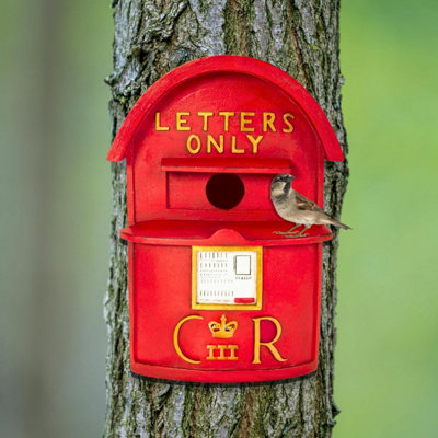 Hanging Bird Nesting Box - Post Box