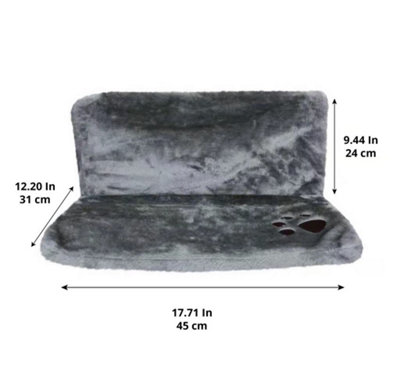 Hanging Cat Radiator Bed - Grey