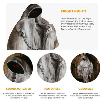 Hanging Ghastly Ghoul Animated Decoration - Pack of 1