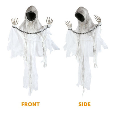 Hanging Ghastly Ghoul Animated Decoration - Pack of 2
