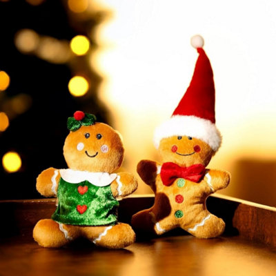 Hanging Gingerbread Man & Girl Tree Decorations