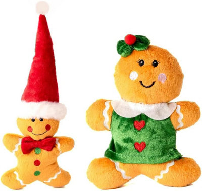 Hanging Gingerbread Man & Girl Tree Decorations