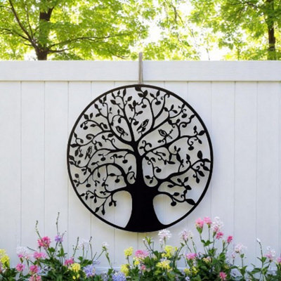 Hanging Tree Of Life Wall Art Garden Plaque