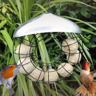 Hanging Wild Bird Donut Fat Ball Feeder | DIY at B&Q