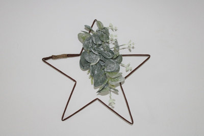 Hanging Wire Star with Eucalyp