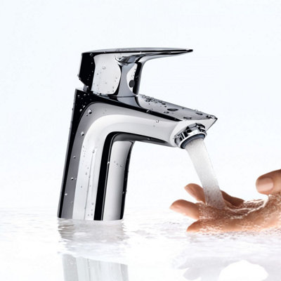 Hansgrohe Logis 70 Basin Mixer Taps with pop up waste | DIY at B&Q