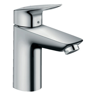 Hansgrohe Logis Single lever basin mixer 100 with pop-up waste, Chrome ...