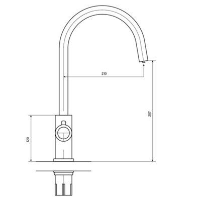 hanstrom 3-in-1 Traditional Instant Boiling Water Tap with Boiler ...