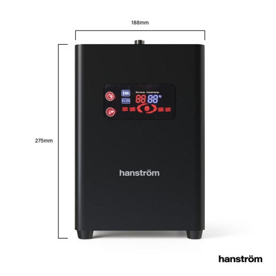 hanstrom 3-in-1 Traditional Instant Boiling Water Tap with Boiler ...