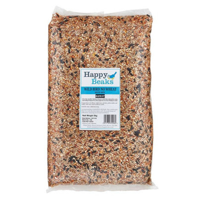 Happy Beaks No Wheat Wild Bird Food Seed Mix (5kg) High Energy Wheat ...