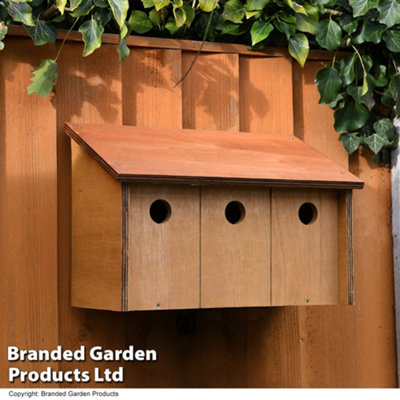Happy Beaks Oakham Sparrow Terrace Nesting Box Wooden Housing Easy ...