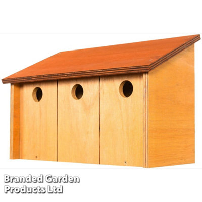 HAPPY BEAKS OAKHAM SPARROW TERRACE NESTING BOX WOODEN HOUSING EASY ...