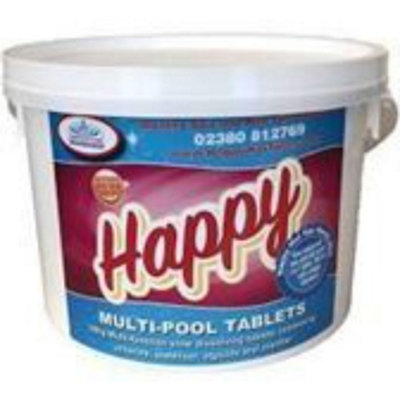 Happy Hot Tubs Large 200g Multifunctional Chlorine Tablets 2kg