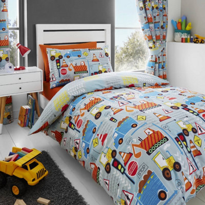 Happy Linen Company Big Diggers Bedding Set