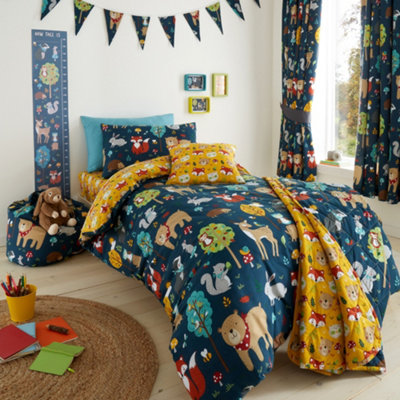 Happy Linen Company Woodland Friends Bedding Set