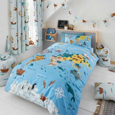 Happy Linen Company World Explorer Bedding Set