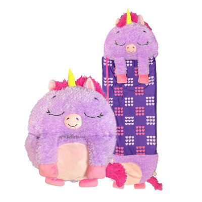 Happy Nappers Purple Unicorn Large (ages 7+)