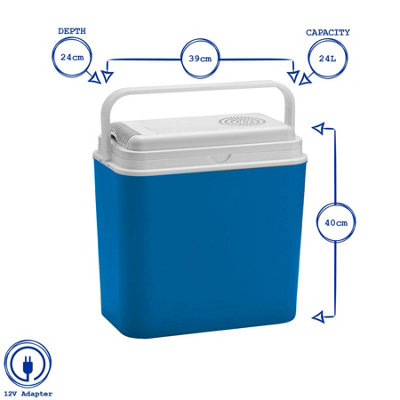 Harbour Housewares Electric Cool Box - 24L 12V
