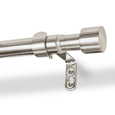 Harbour Housewares Extendable Metal Curtain Pole Kit - 77 to 250cm ...