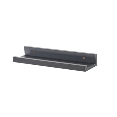Harbour Housewares - Floating Picture Ledge Wall Shelf - 32.5cm - Grey ...