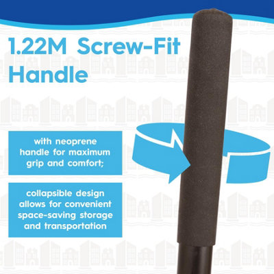 Harbour Housewares Manual Ground Tamper - Heavy Duty 1.22m Handle ...