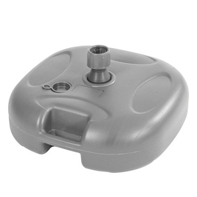 Harbour Housewares Plastic Fillable Parasol Base - 20 Litre - Grey