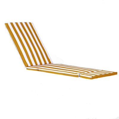 Striped sun lounger cushions store