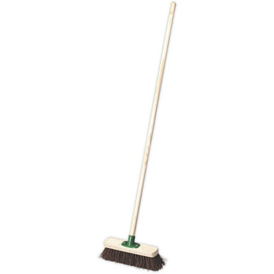Buy Hard Bristle Outdoor Broom Stick - 300mm Brush Head - Hard Bassine ...
