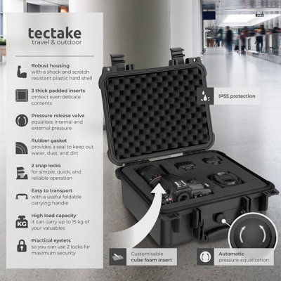 Hard Shell Camera Case - foam inserts, waterproof, temperature ...