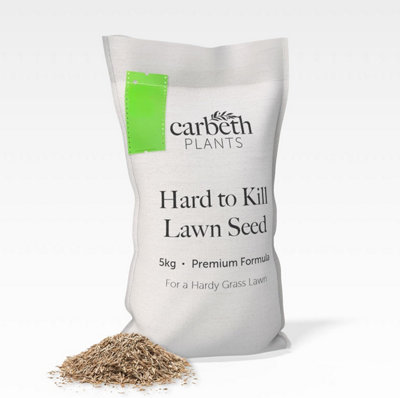 Hard to Kill Lawn Grass Seed 15kg - Fast Growing Lawn Seed Mix with ...