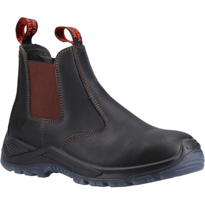 HARD YAKKA BANJO NS ELASTIC GUSSET BROWN