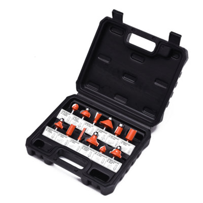 HARDEN 613212, router bits set 12pcs, YG8 tungsten cutting tips | DIY ...