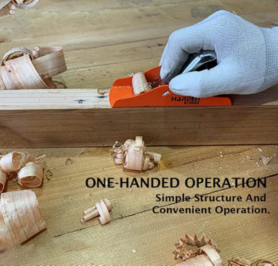 HARDEN 614505 portable mini hand wood planer 135mm long working width 33mm