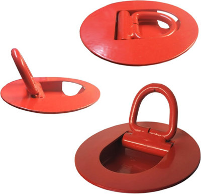 Hardened Flip Up Down Steel Ground Chain Anchor Motorbike Lock Security ...