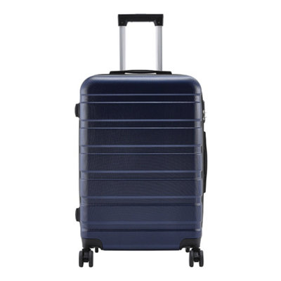 Hardshell Rolling Luggage Trolley Travel Case, 20" Blue