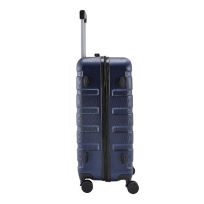 Hardshell Rolling Luggage Trolley Travel Case, 20" Blue
