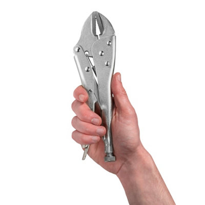 Hardys 10" Locking-jaw Pliers - Adjustable Mole Wrench Grips with Quick ...