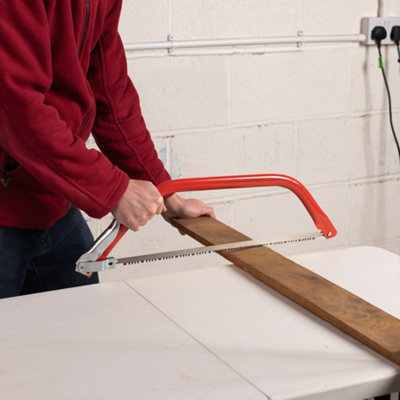 Hardys 21" Bow Saw - Stainless Steel, Deep Toothed Blade, Simple Blade ...