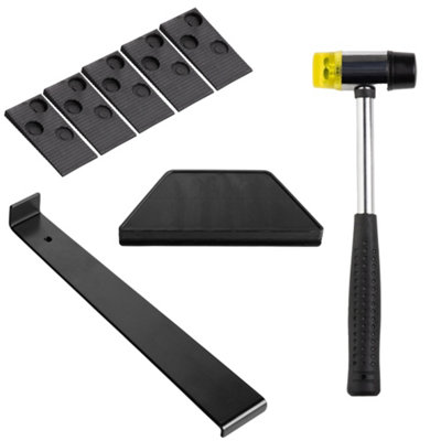 Hardys 23pc Laminate Wood Floor Fitting Installation Kit Spacers Mallet ...