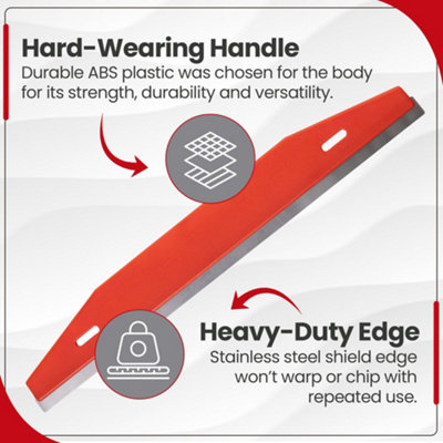 Hardys 24" Stainless Steel Paint Shield, Straight Edge Painters Tool ...