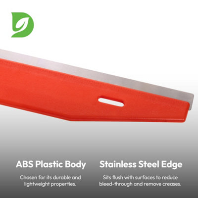 Hardys 24" Stainless Steel Paint Shield, Straight Edge Painters Tool ...